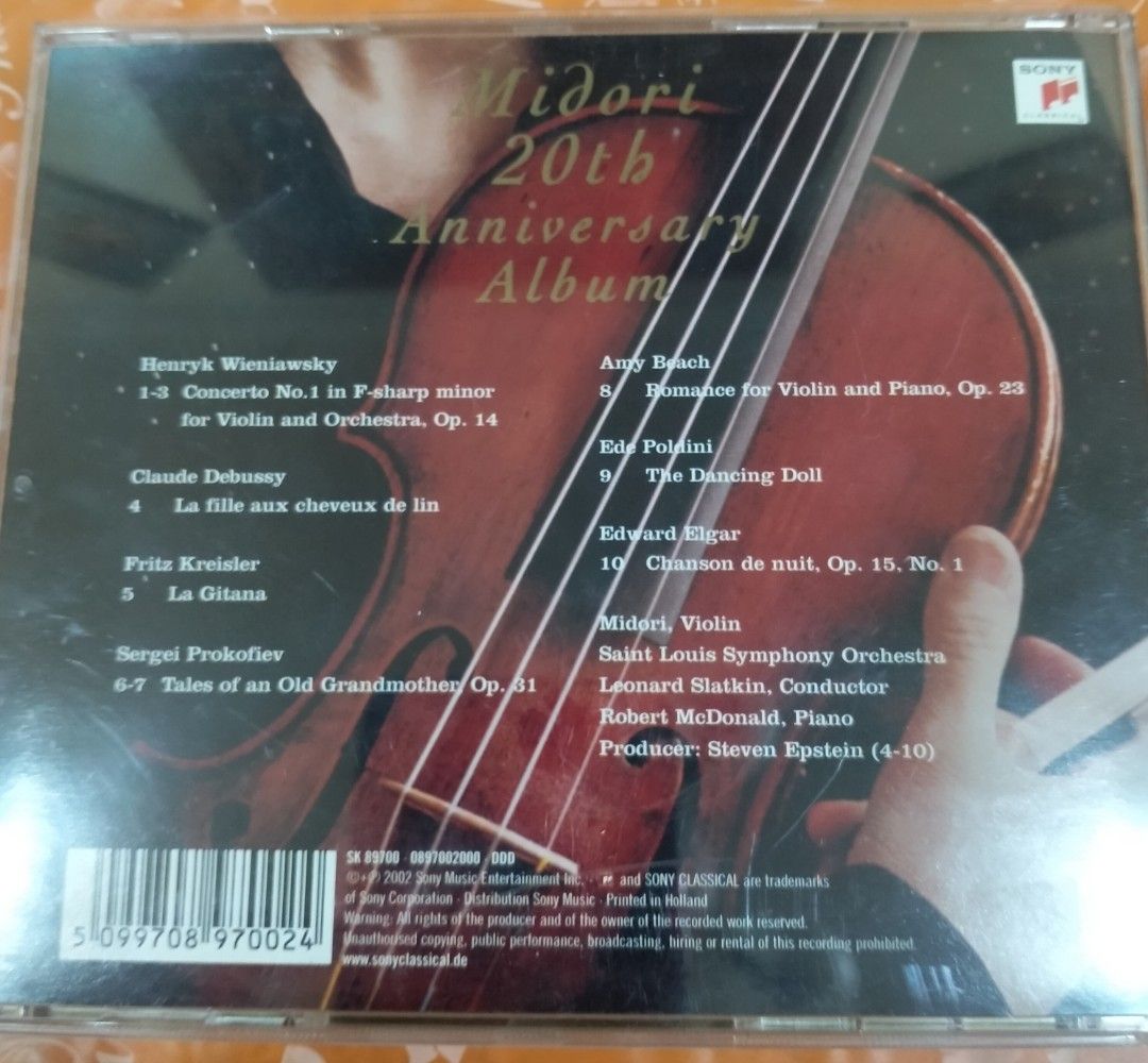 CD MIDORI 20th Anniversary Album, Hobbies & Toys, Music & Media, CDs ...