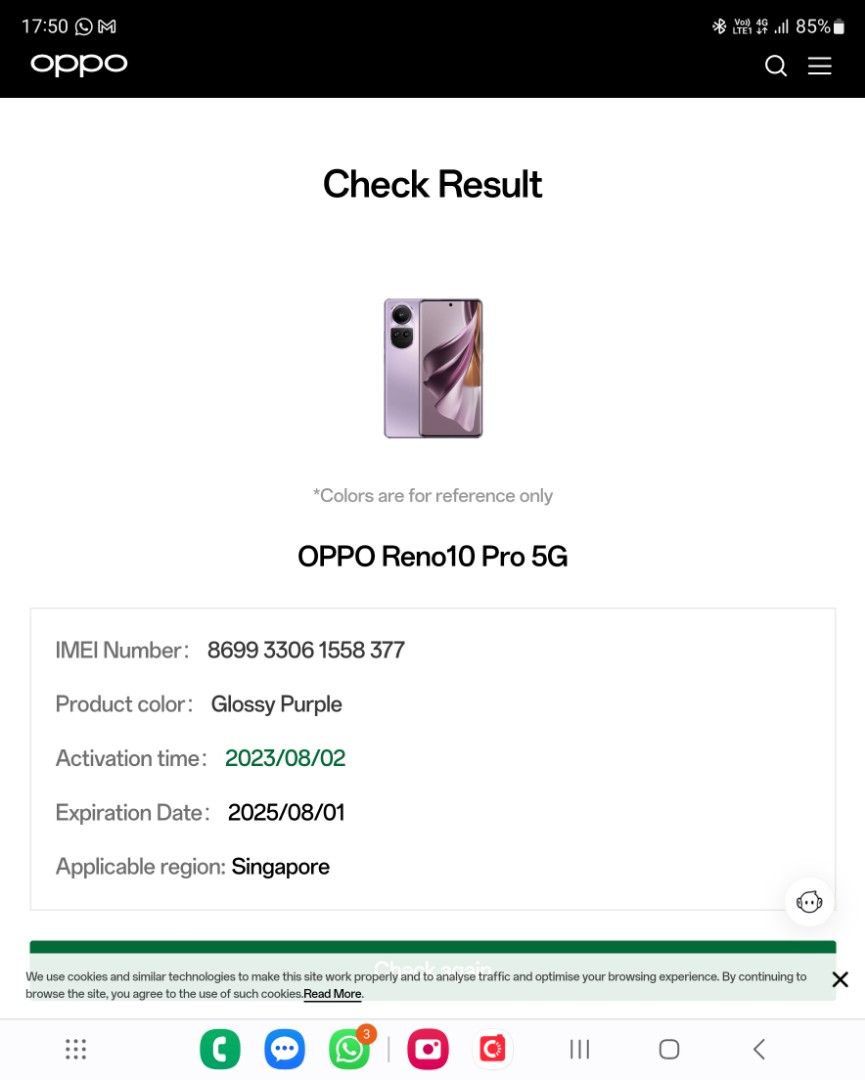 Cheapest, less than 2 months old Oppo Reno 10 Pro, as good as brand new ...