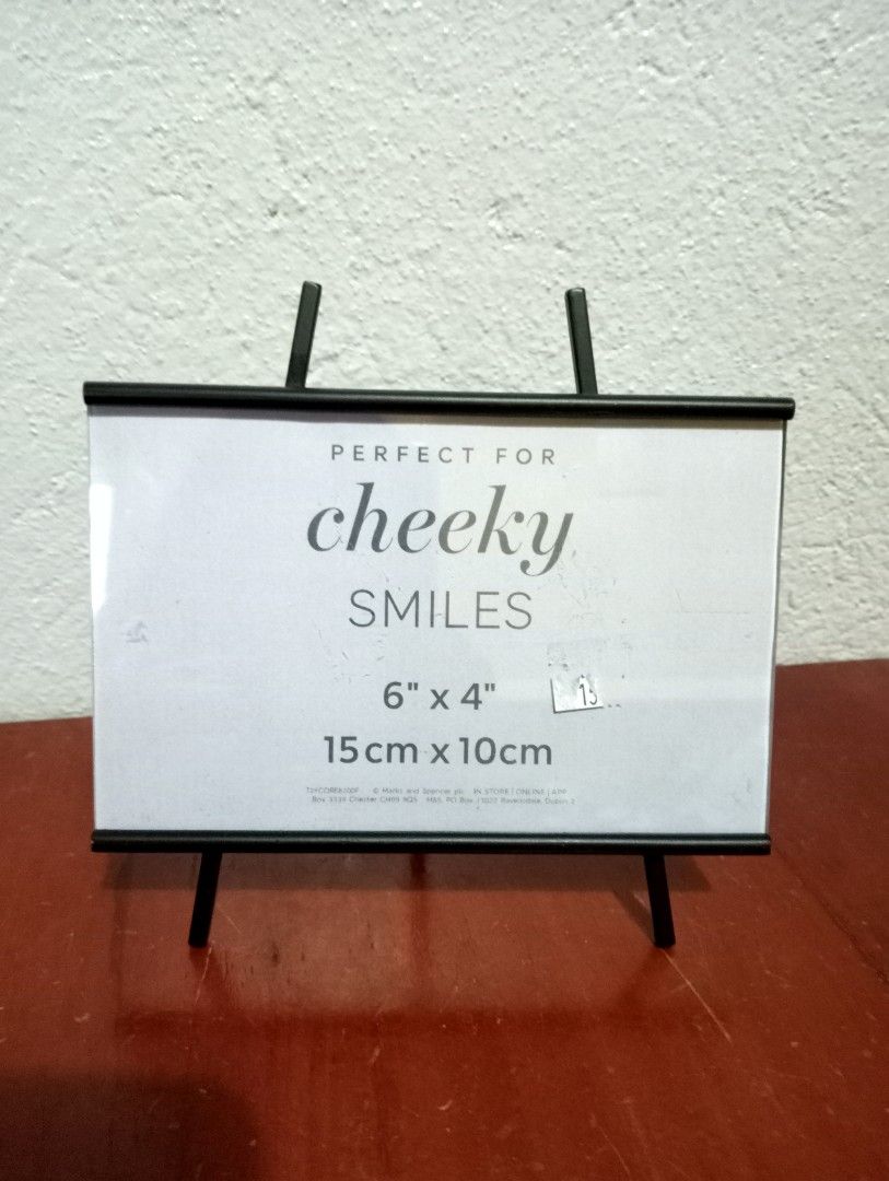 Cheeky Smiles Metal Photo Frame, Furniture & Home Living, Home Decor ...