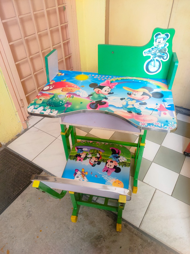 Children Study Table & Chair, Furniture & Home Living, Furniture ...