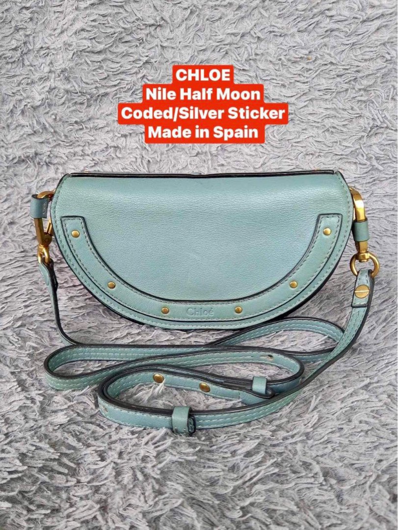 CHLOE Nile Half Moon Legit, Luxury, Bags & Wallets on Carousell