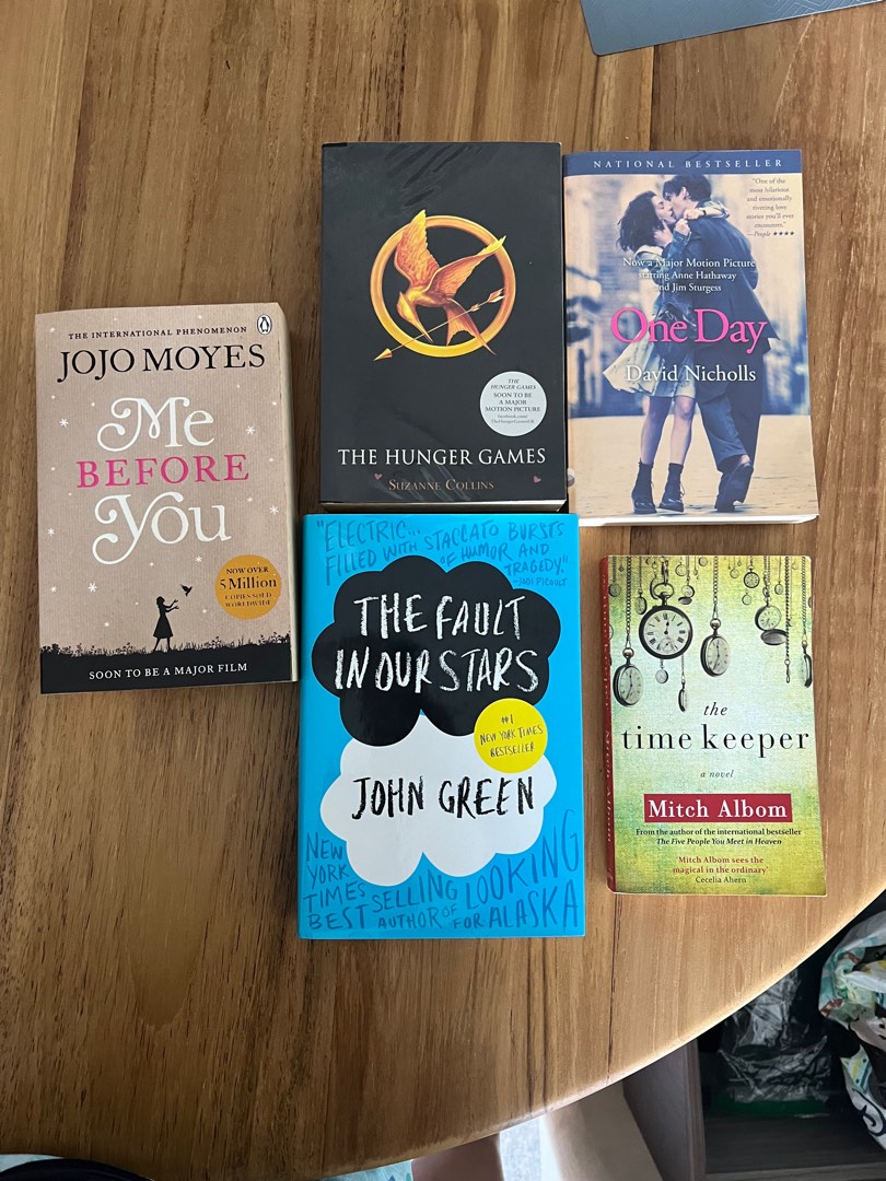 Clearance Books - One Day, Me Before You, Hunger Games, Fault in our ...