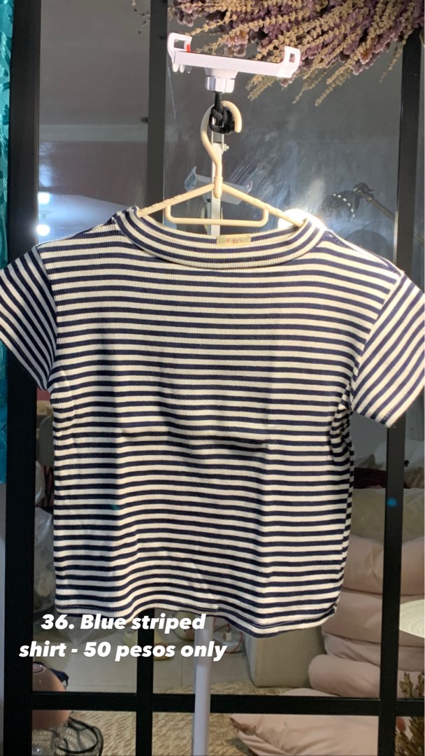 Closed neck shirt, Women's Fashion, Tops, Shirts on Carousell