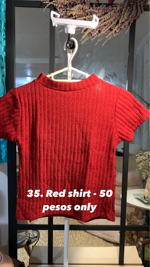 Closed neck type shirt, Women's Fashion, Tops, Shirts on Carousell