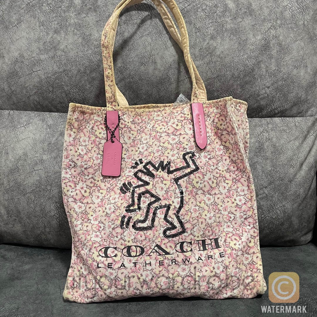 Coach Keith Haring, Women's Fashion, Bags & Wallets, Tote Bags on Carousell