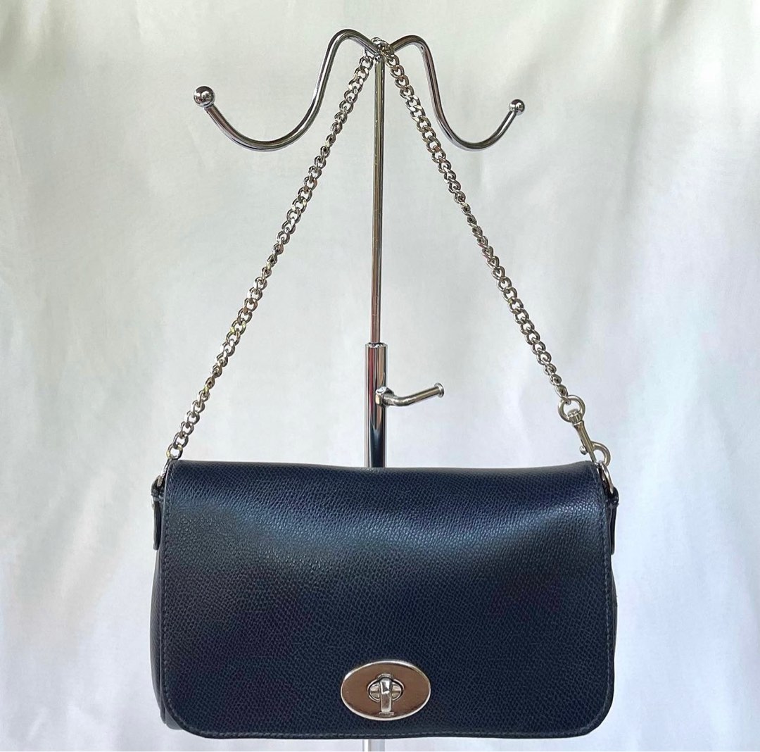 Coach Mini Ruby Two Way Dark Blue, Women's Fashion, Bags & Wallets ...