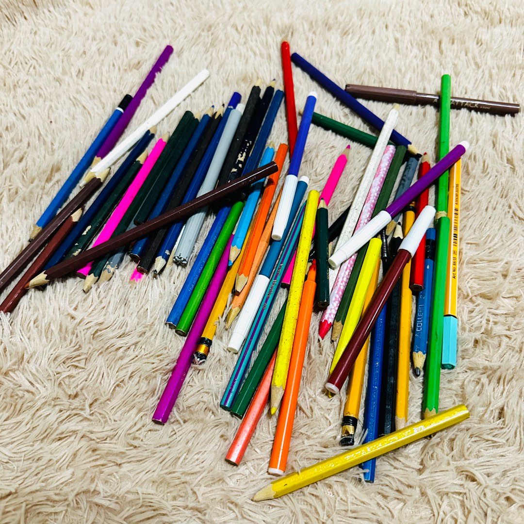 Colored pencils pencil case take all , Hobbies & Toys, Stationary ...