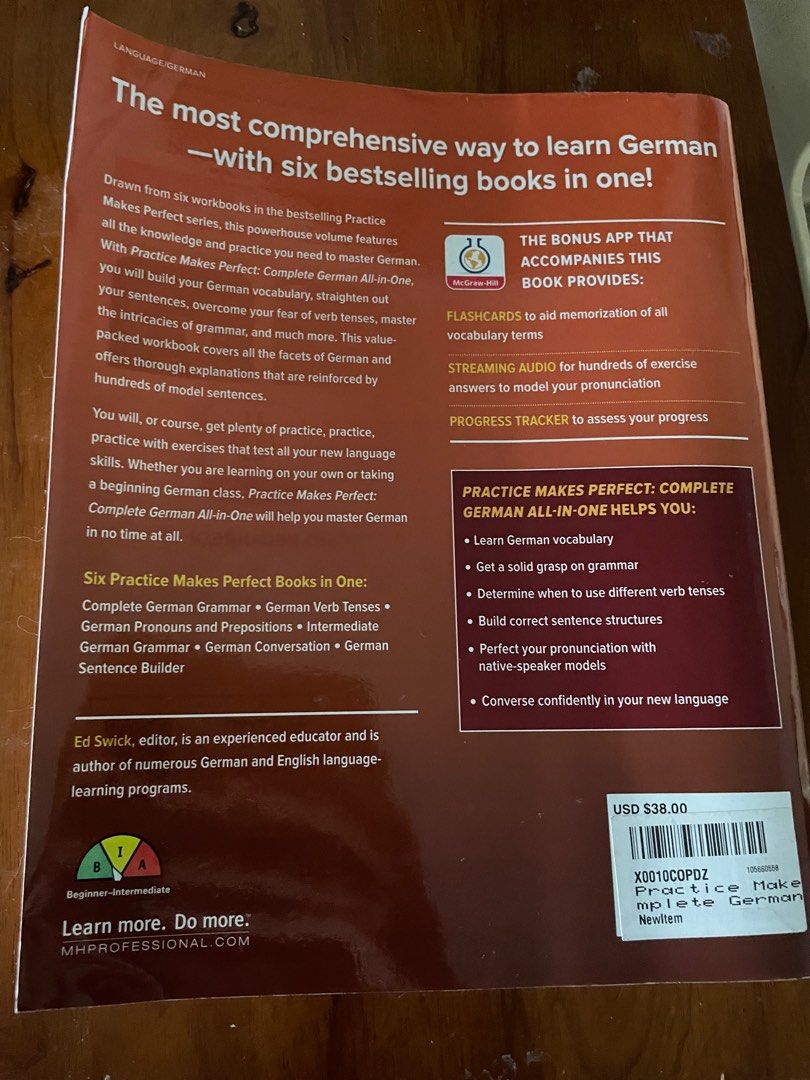 Complete German All in One language book, Hobbies & Toys, Books ...