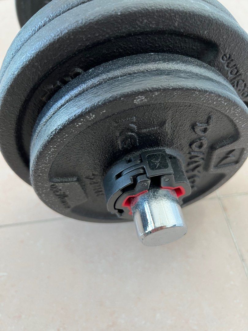 Decathlon adjustable dumbbell, Sports Equipment, Exercise & Fitness ...