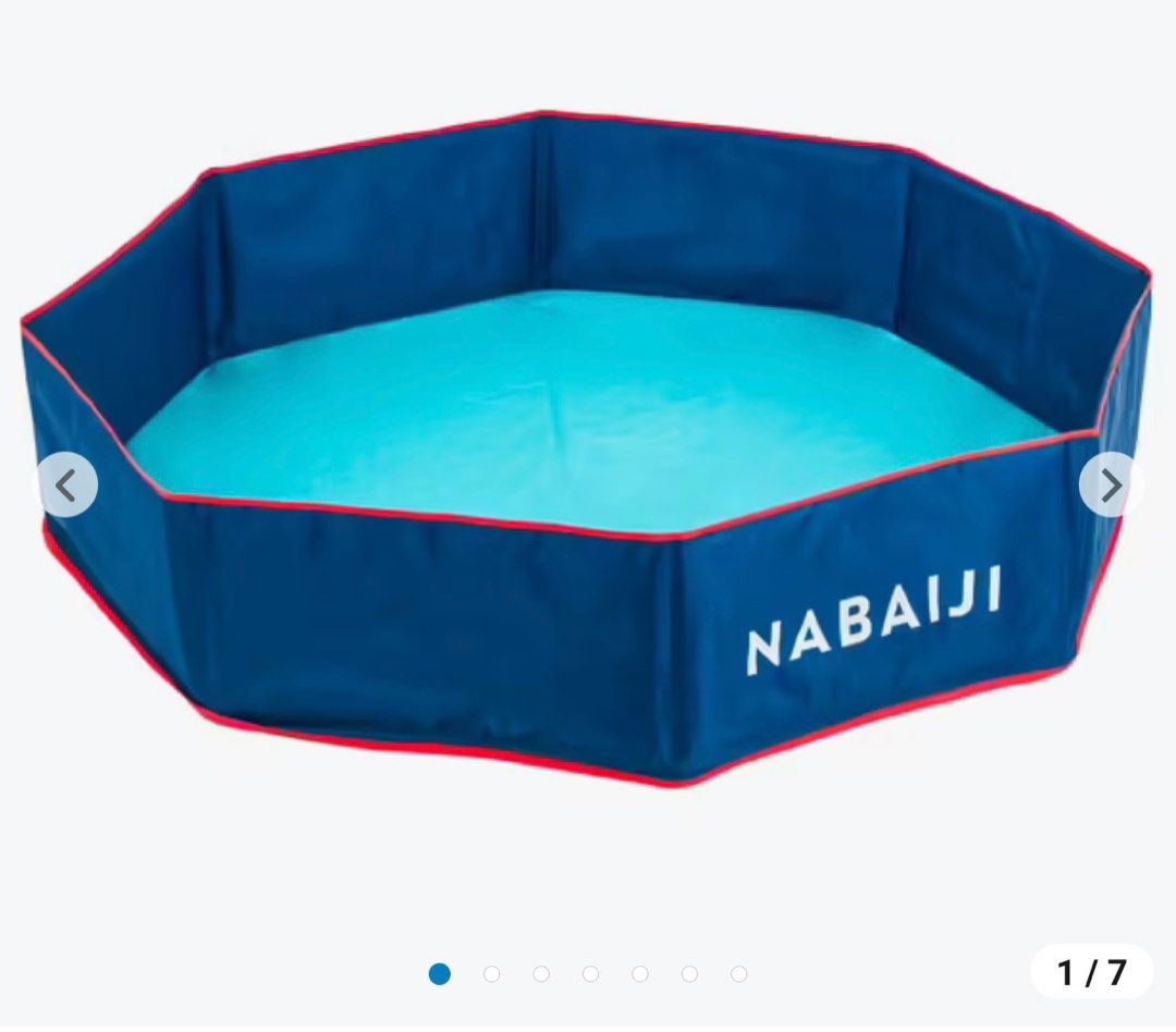 Decathlon Swimming TIDIPOOL+ 120 cm kids paddling pool with waterproof ...