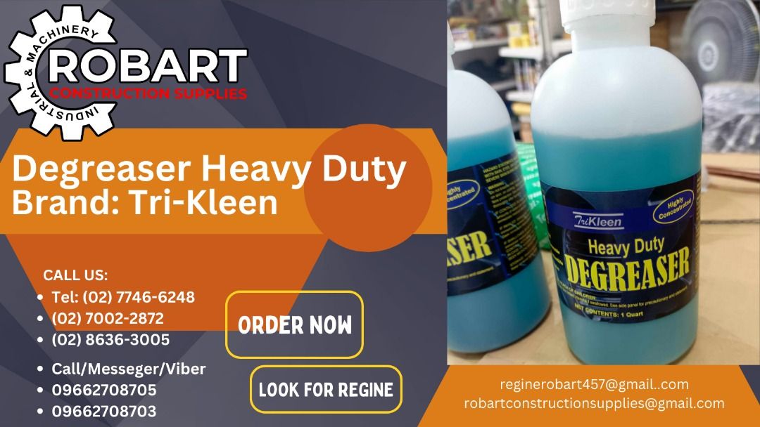 Degreaser Heavy Duty Brand: Tri-Kleen, Commercial & Industrial, Construction Tools & Equipment ...