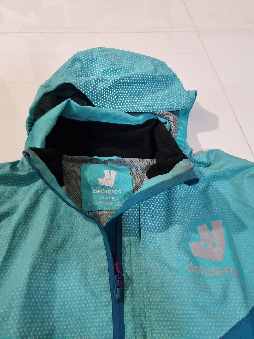 Deliveroo Raincoat Jacket, Men's Fashion, Coats, Jackets and Outerwear ...