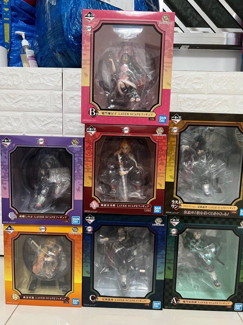 Demon slayer layerscape kuji nezuko tanjiro rengoku giyu zenitsu shinobu last prize, Hobbies ...