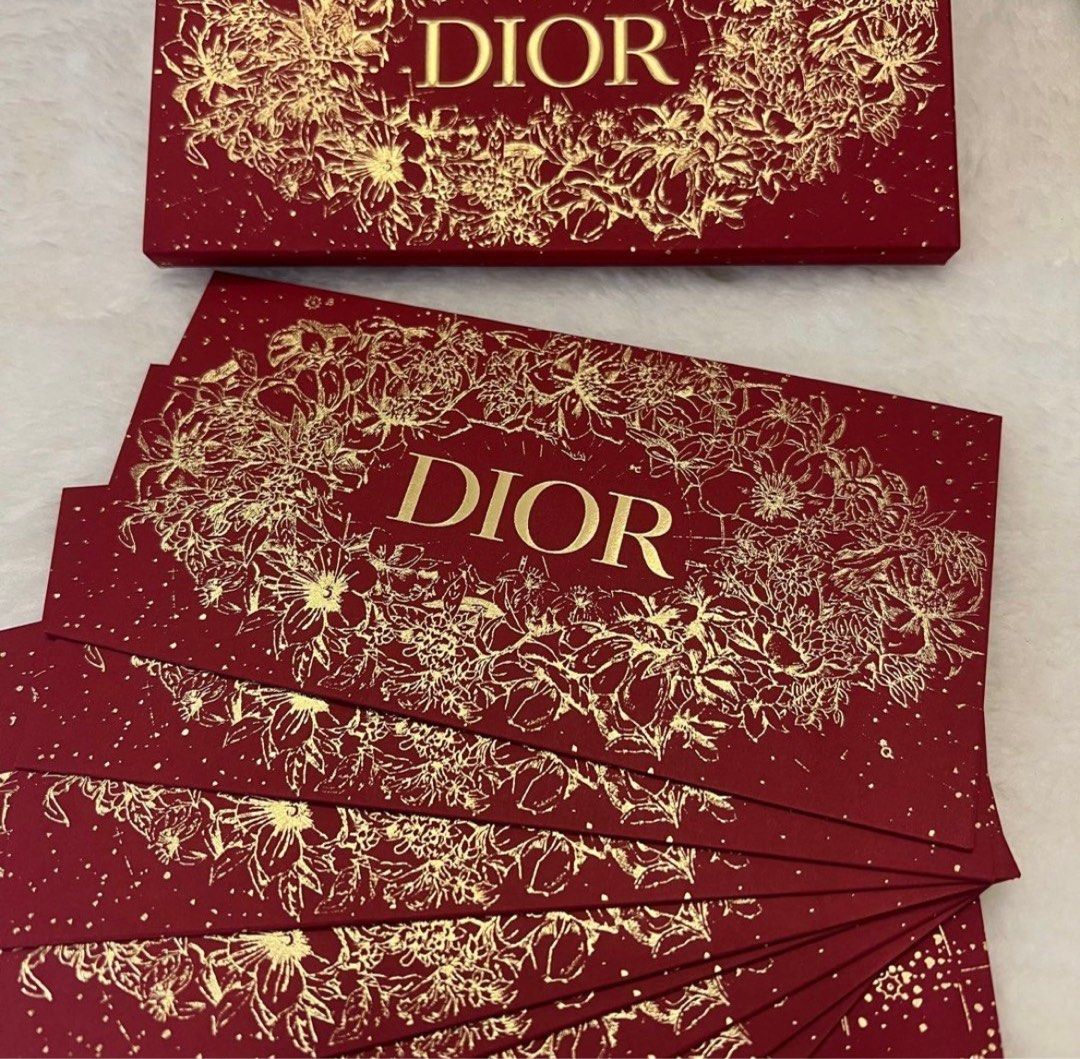 Dior Red Packet Ang Bao 1 box -8pcs, Everything Else on Carousell