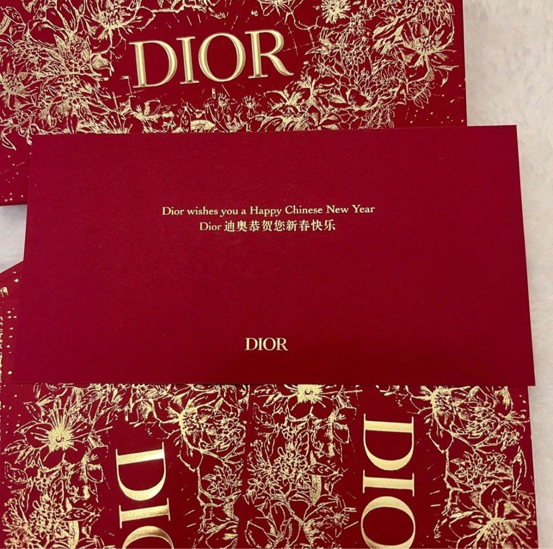Dior Red Packet Ang Bao 1 box -8pcs, Everything Else on Carousell