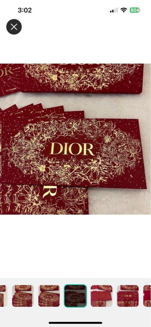 Dior Red Packet Ang Bao 1 box -8pcs, Everything Else on Carousell