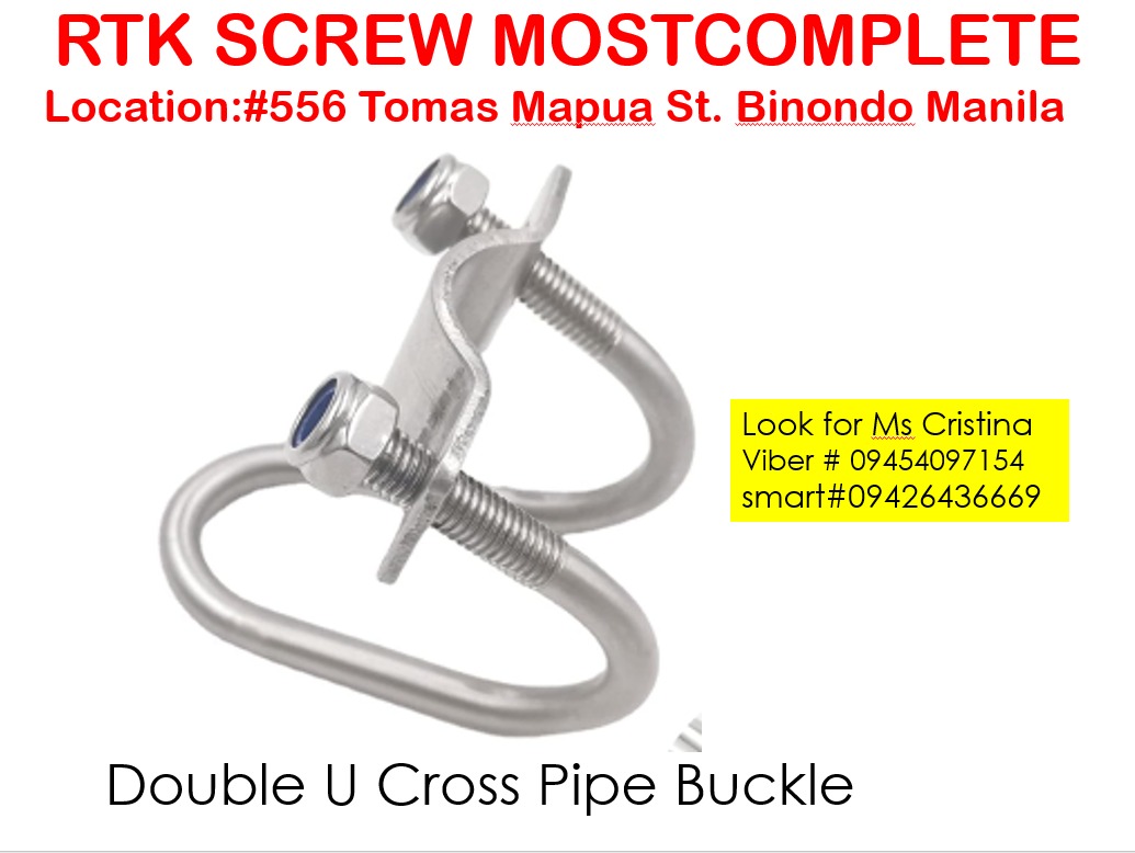 Double U Cross Pipe Buckle, Commercial & Industrial, Construction Tools ...