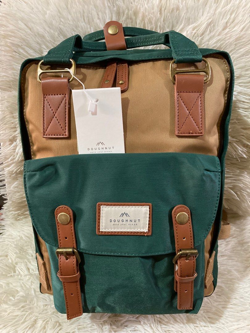 green doughnut backpack