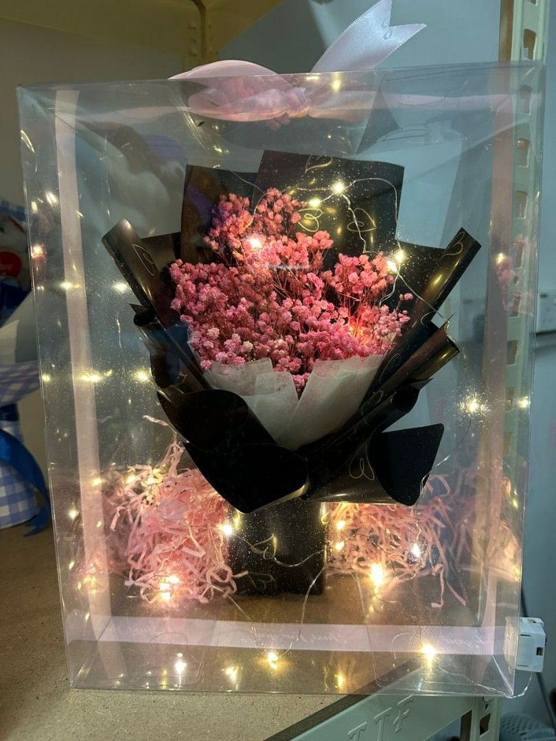 Led Flower Bouquet( free customise name), Food & Drinks, Gift Baskets ...
