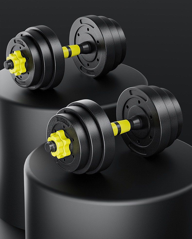 Dumbbell Set, Sports Equipment, Exercise & Fitness, Weights & Dumbbells ...