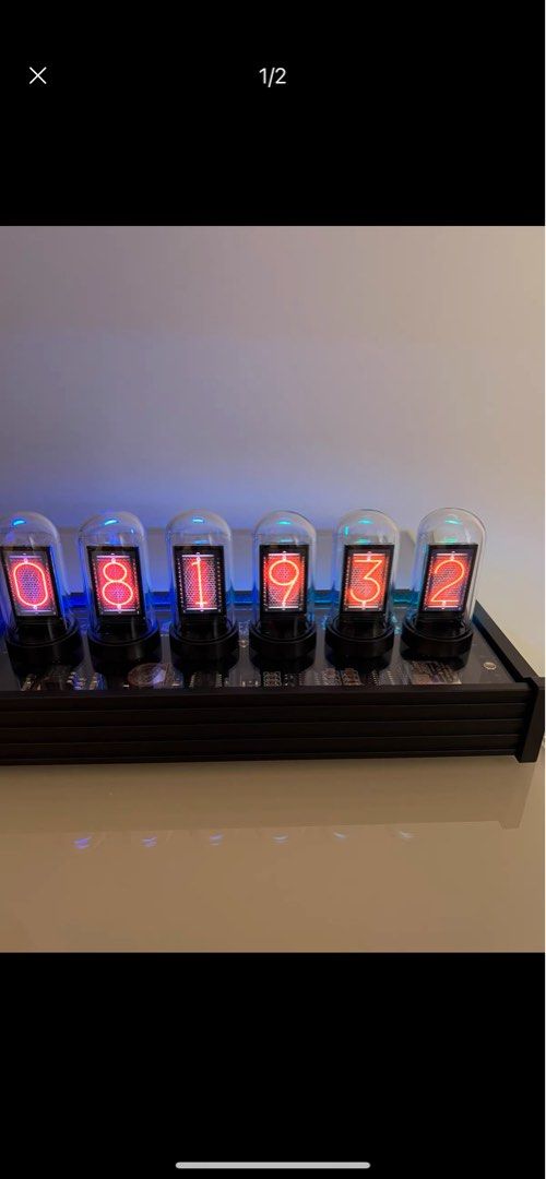 Eleksmaker IPS Tube Clock, Furniture & Home Living, Home Decor, Clocks ...