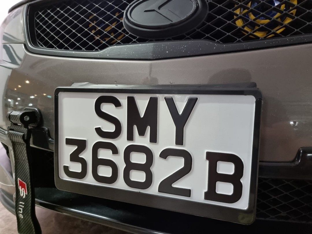 EMBOSSED Car Plate, Car Accessories, Car Plates on Carousell