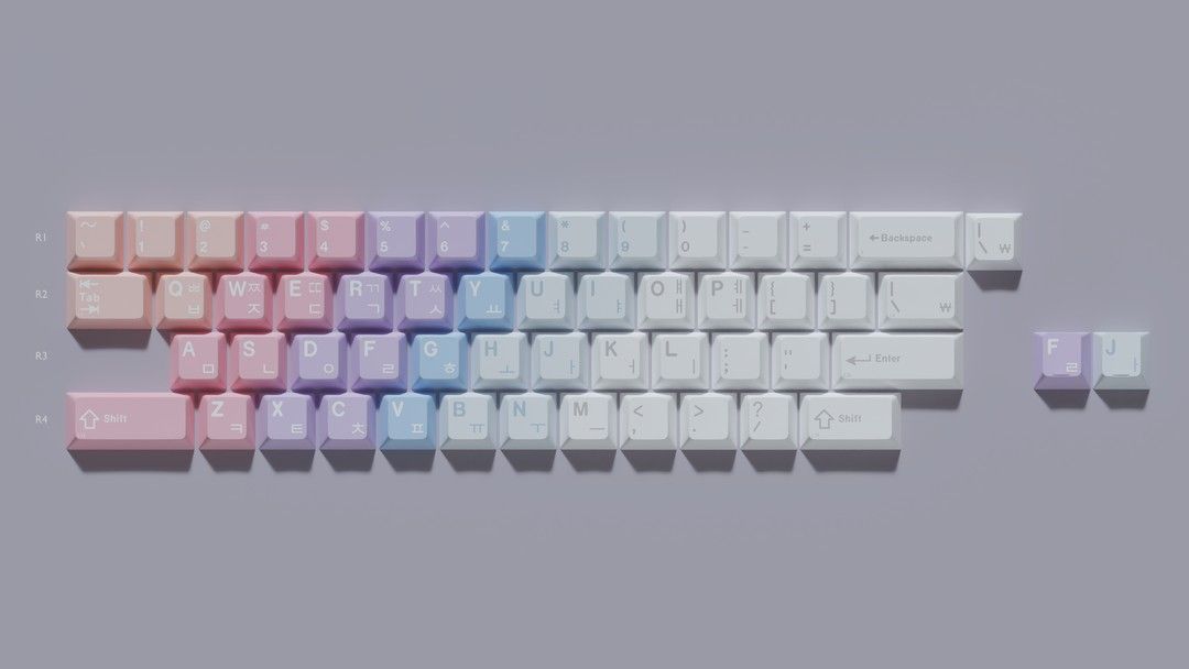 ePBT Dreamscape Hangul Sublegend BTS keycaps, Computers & Tech, Parts ...