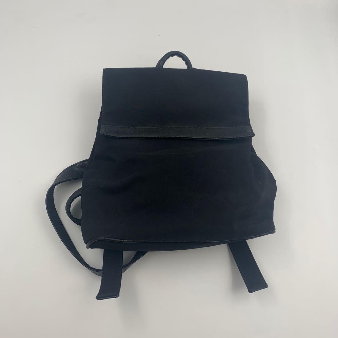 Esprit Black Backpack, Women's Fashion, Bags & Wallets, Backpacks on ...