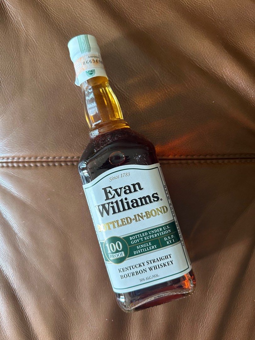 Evan Williams Bottled in Bond 750ml, Food & Drinks, Alcoholic Beverages ...