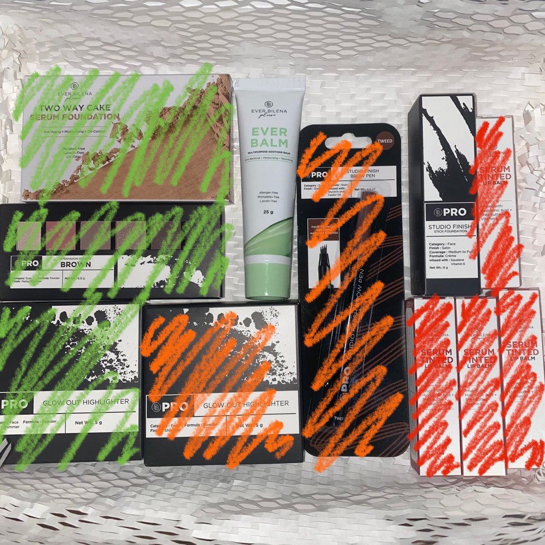 everbilena x park chanyeol event makeup set only, Beauty & Personal ...