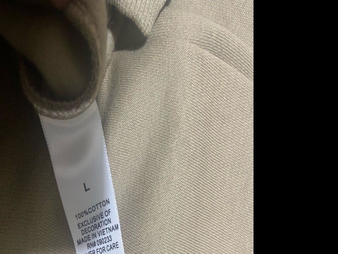 Fear of God Essentials Camel Hoodie, Men's Fashion, Tops & Sets ...