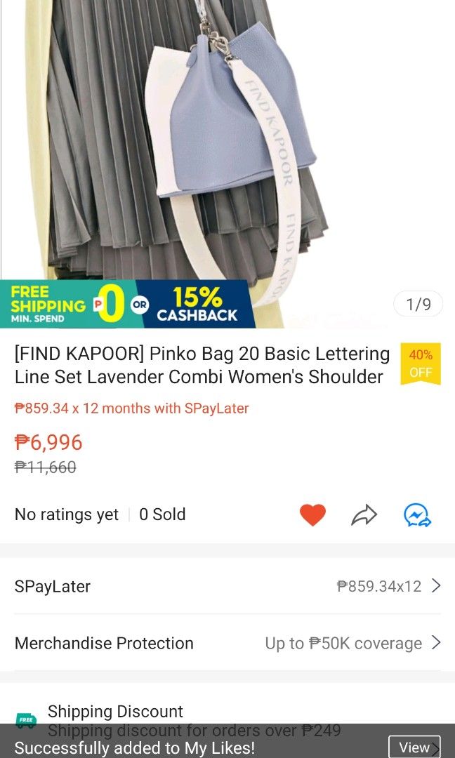 Find Kapoor Pingo Bag, Women's Fashion, Bags & Wallets, Cross-body Bags on Carousell