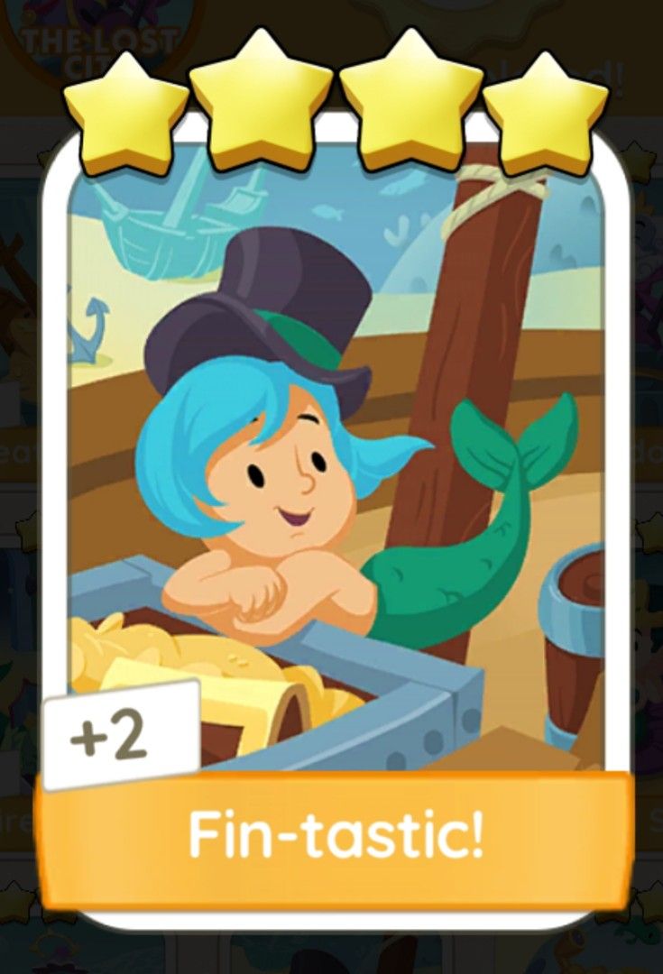 Fintastic Monopoly Go Sticker, Video Gaming, Gaming Accessories, In ...