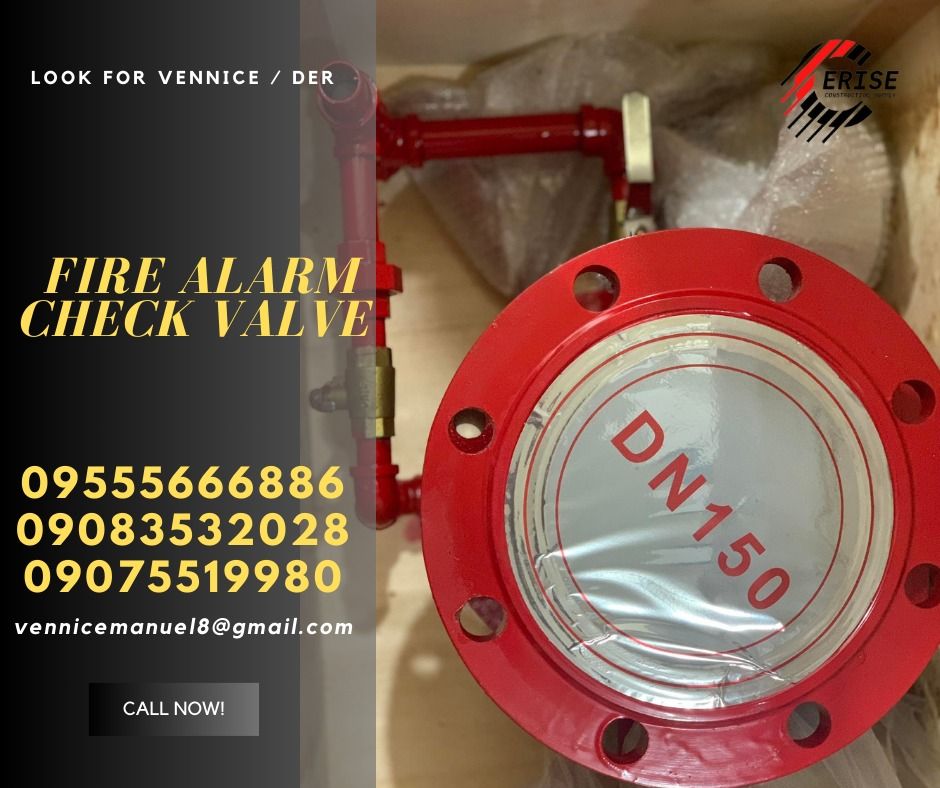 Fire alarm check valve, Commercial & Industrial, Construction Tools ...