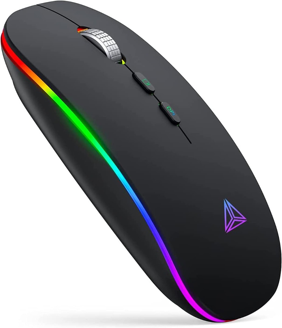 FIRE SALE! iTopschy LED Bluetooth Mouse, Rechargeable Bluetooth (BT5.1 ...