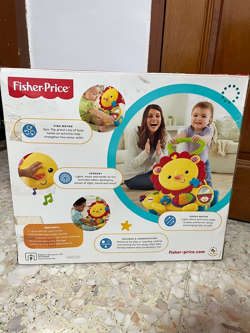 Fisher Price Lion Walker, Babies & Kids, Infant Playtime on Carousell