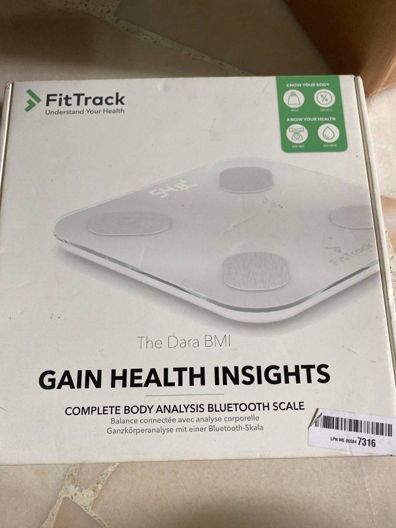 FIT TRACK WEIGHING SCALE, Health & Nutrition, Health Monitors ...