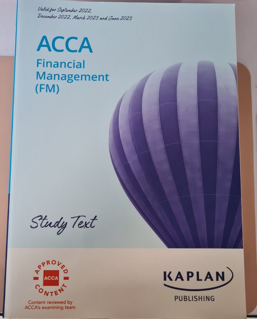 FM ACCA TEXTBOOK, Hobbies & Toys, Books & Magazines, Textbooks on Carousell