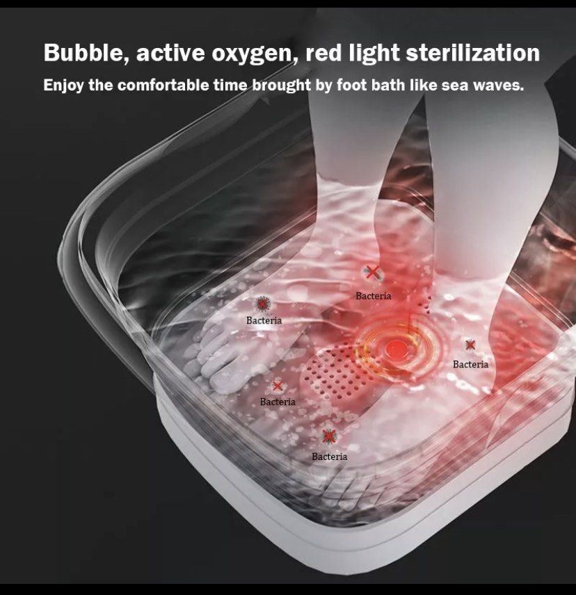 Folding foot bucket full-automatic heating massage constant temperature ...