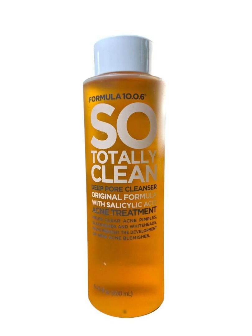 Formula 10.0.6 So Totally Clean Deep Pore Cleanser, Salicylic Acid Face ...