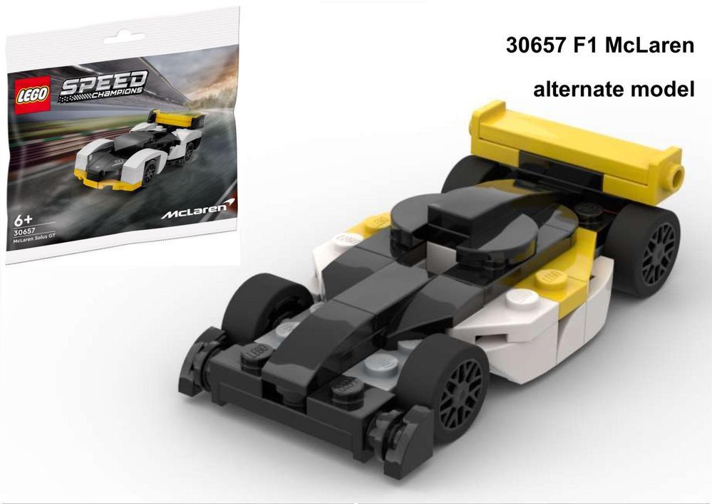 6 in 1 LEGO Speed Champions 30657 F1 McLaren Solus GT, Hobbies & Toys ...