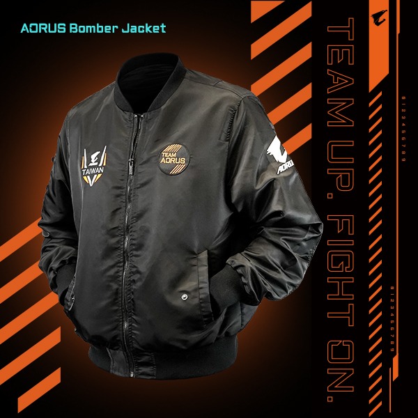 Gamers Jacket - Aorus Gigabyte Black - Brand New, Men's Fashion, Coats ...