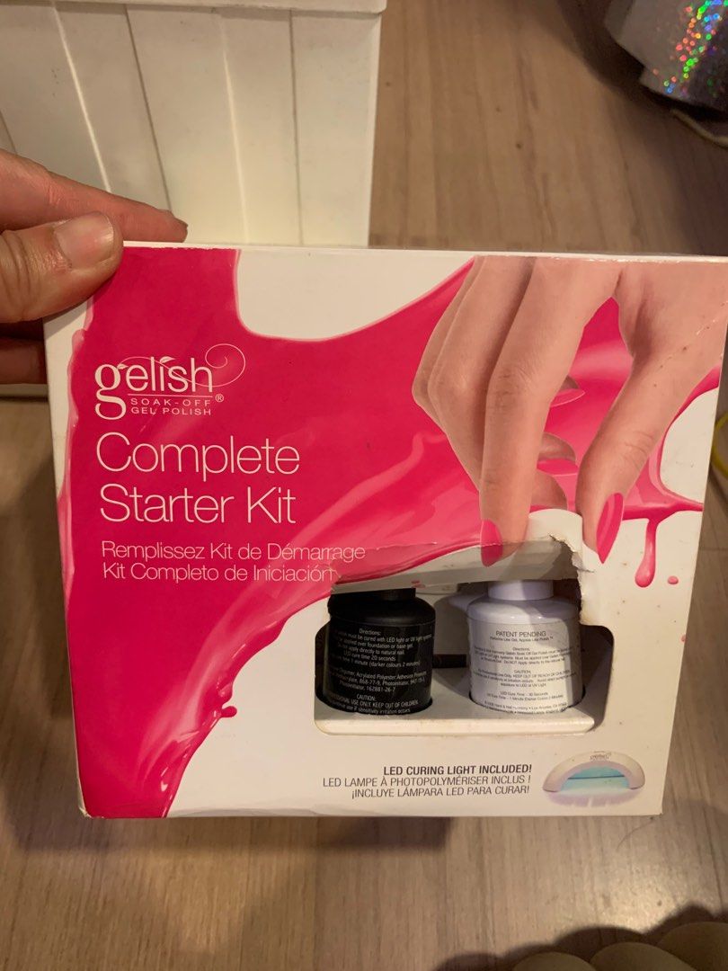 Gelish complete starter kit, Beauty & Personal Care, Hands & Nails ...