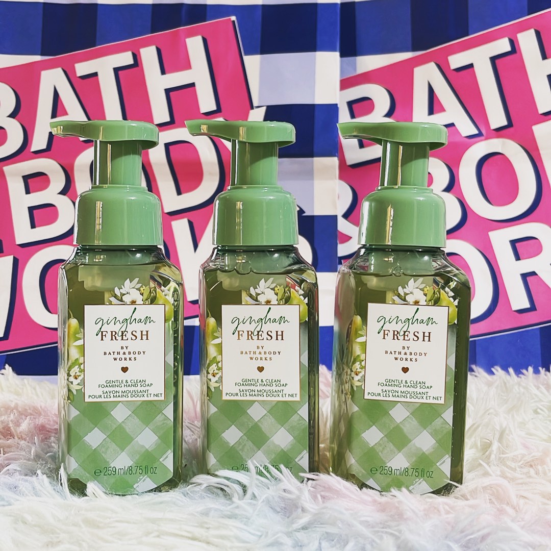 Gingham Fresh Foaming Hand Soap by Bath & Body Works, Beauty & Personal ...