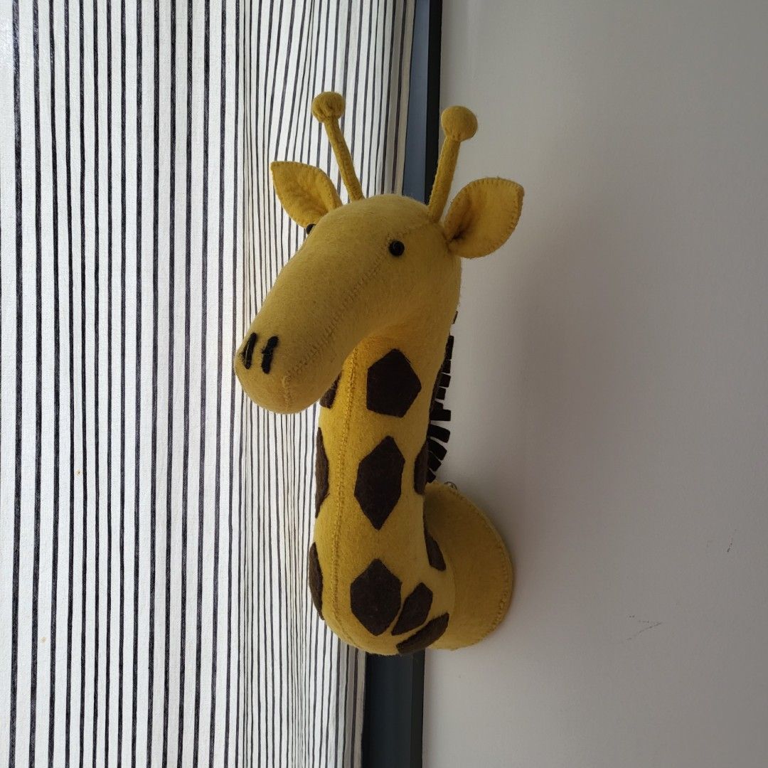 Giraffe hunting trophy, Furniture & Home Living, Home Decor, Wall Decor ...