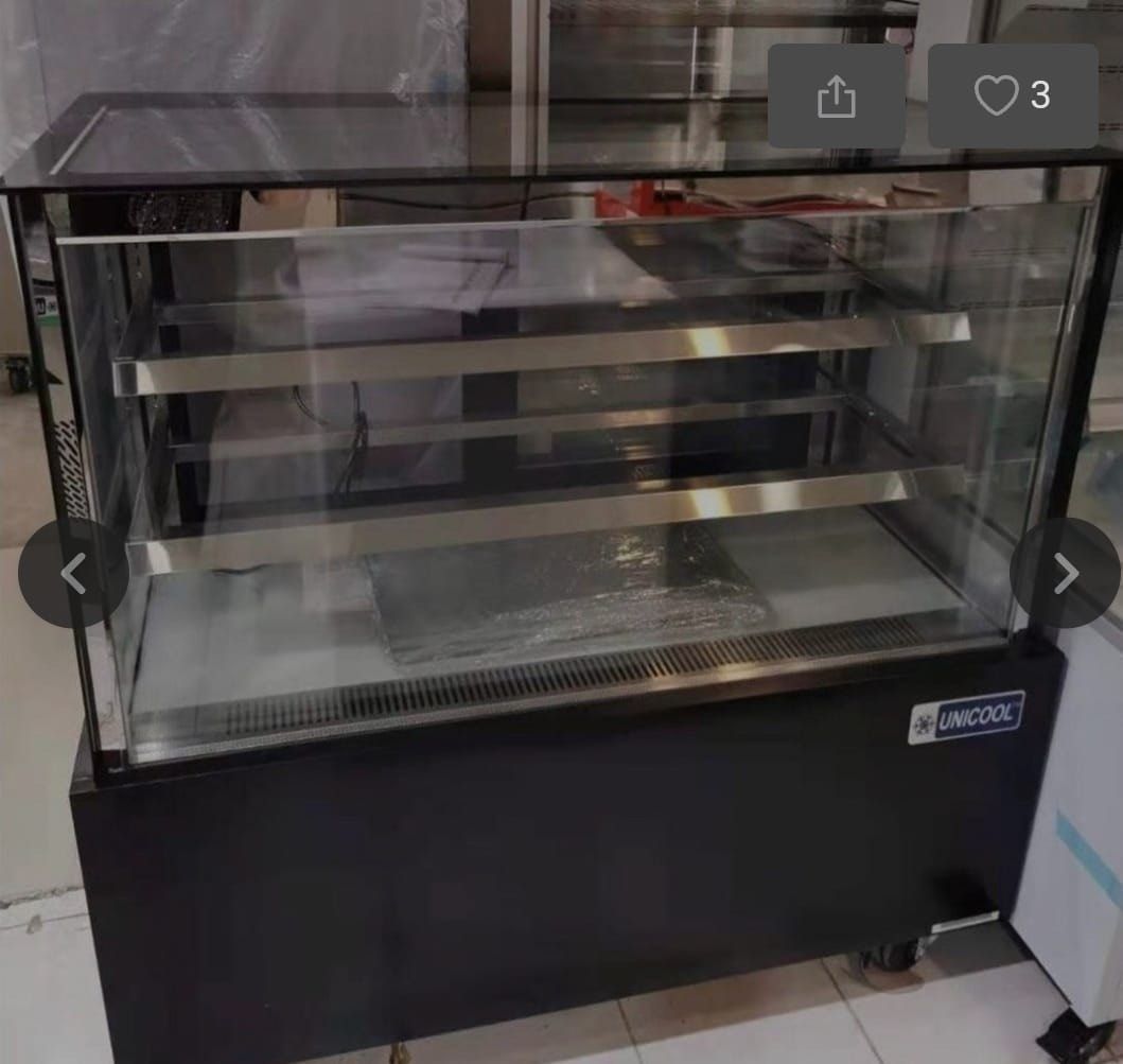 Glass top chiller showcase, TV & Home Appliances, Kitchen Appliances ...