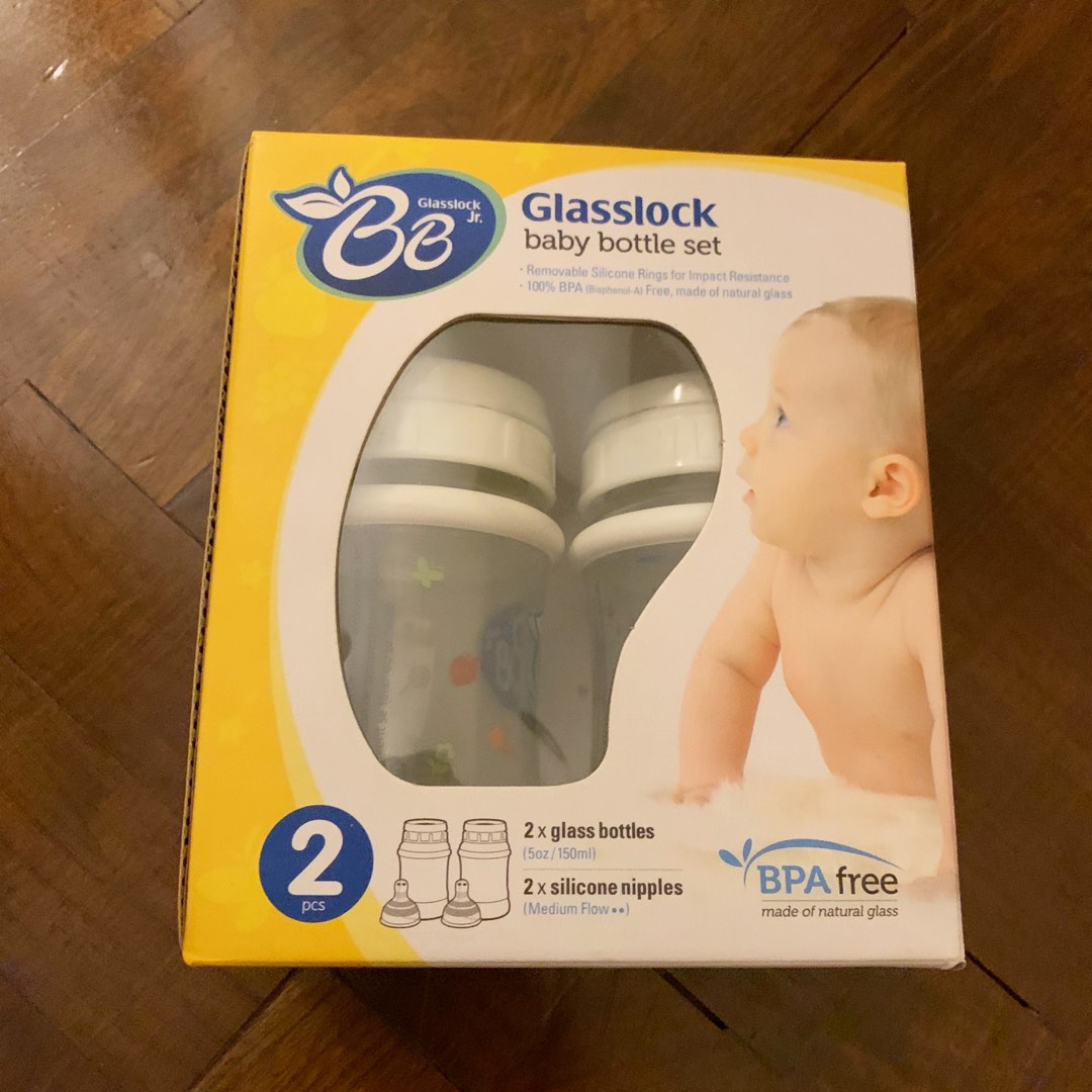 Glasslock Glass Milk Bottle, Babies & Kids, Nursing & Feeding ...