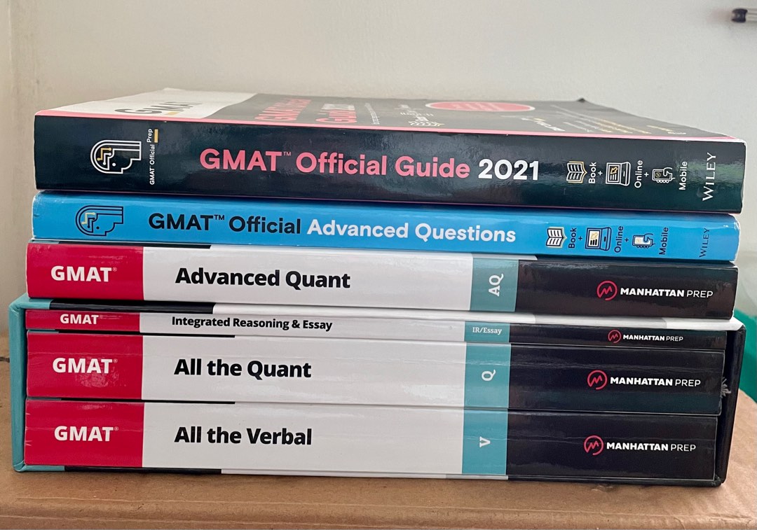 GMAT OG And Manhattan Prep Set, Hobbies & Toys, Books & Magazines, Textbooks on Carousell