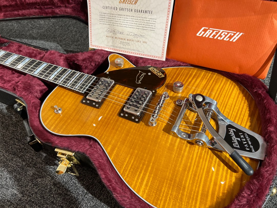 Gretsch G6134TFM-NH Nigel Hendroff Signature Penguin, Hobbies & Toys ...