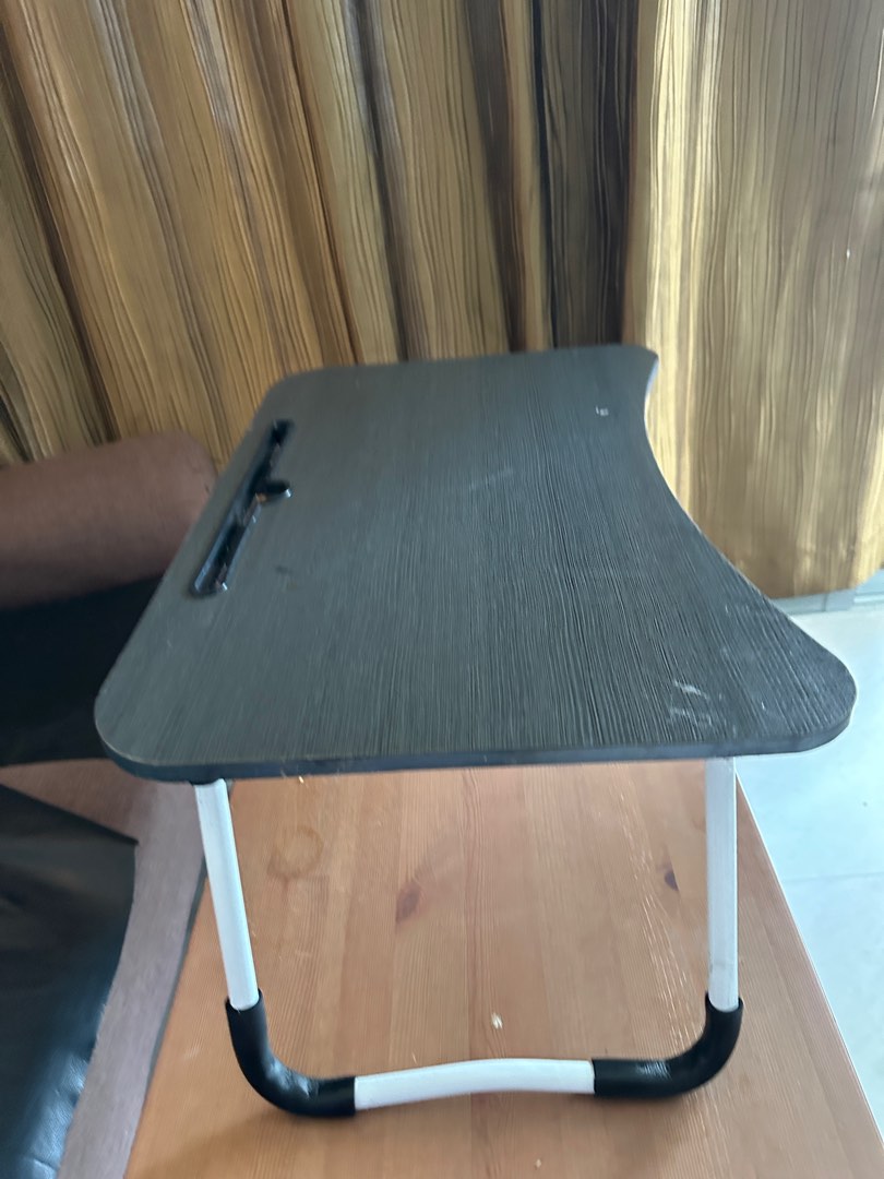 Grey Bed Laptop Table (small), Furniture & Home Living, Furniture ...